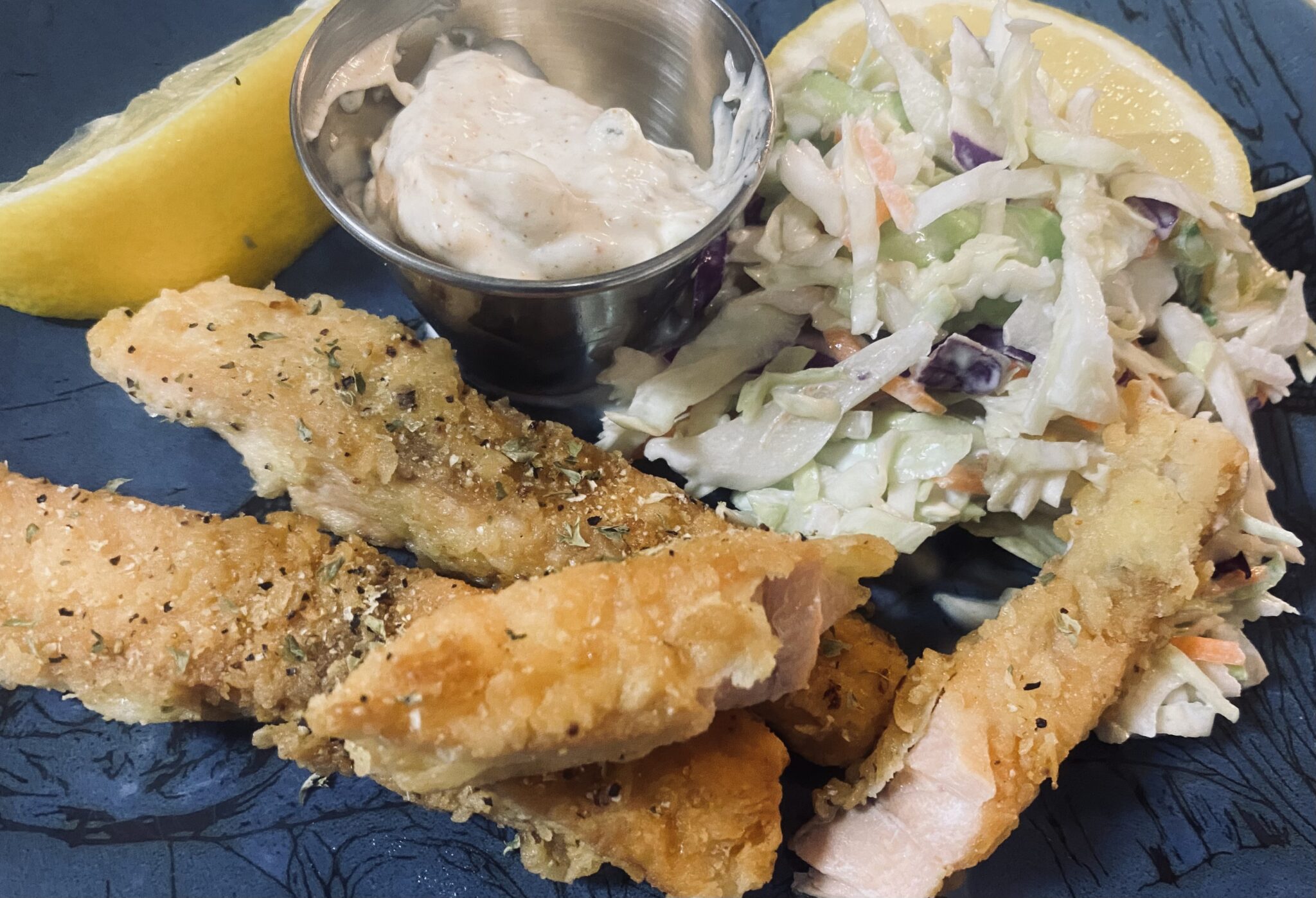 Lemon Pepper Salmon or Rockfish Sticks - Brookings Fishing Reports