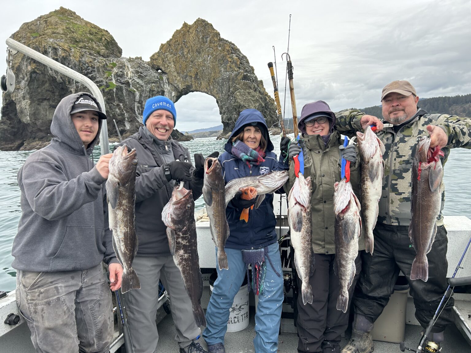 Winter charter trips bring back lingcod, rockfish and crab, while steelhead arrive in local ...