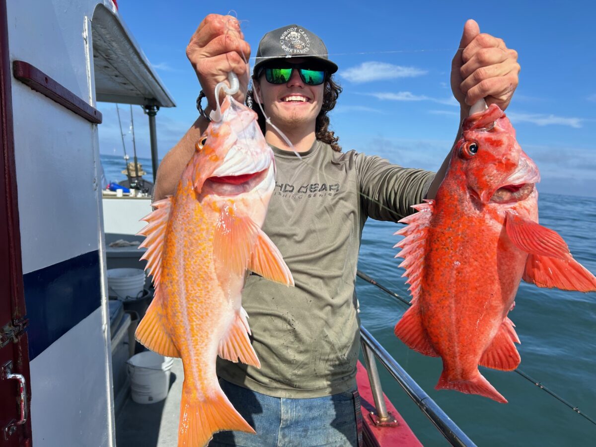 Big lingcod biting at lighthouse, ocean salmon and halibut seasons ...