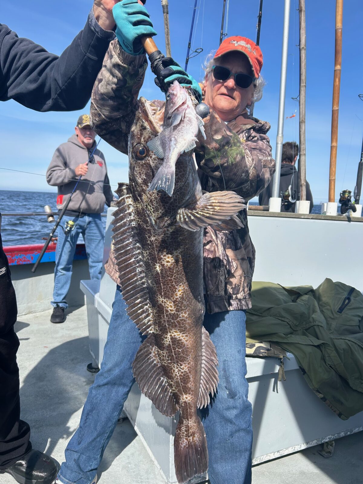 Big lingcod biting at lighthouse, ocean salmon and halibut seasons ...
